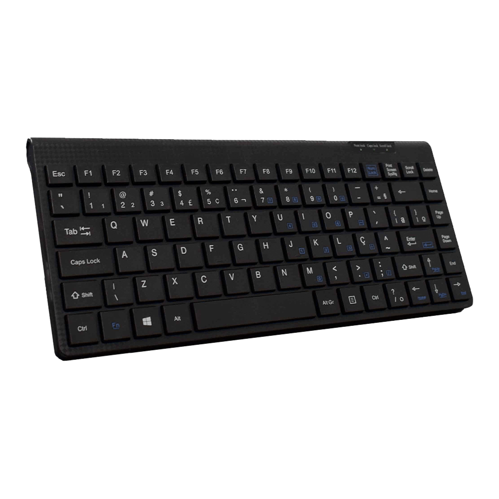 Teclado Mini Kmex Kb-d428 Standard Usb Padrão Abnt2 Preto - shopinfo