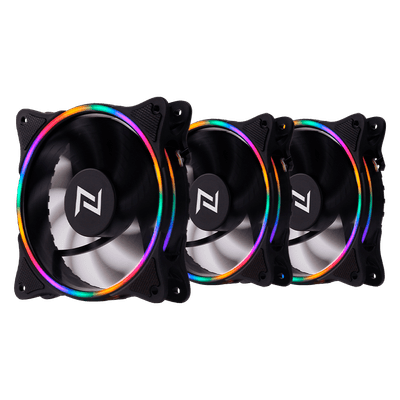 Kit Com 3 Coolers Neologic Gamer, NL-Neocolor2, Rainbow, 12 cm - shopinfo