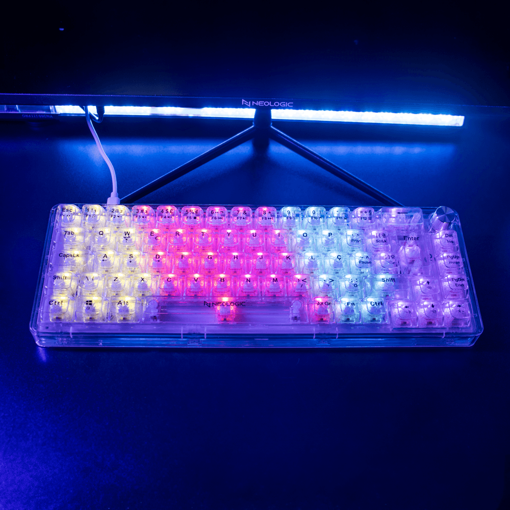 Teclado Gamer Mecanico Neologic Crystal Edge - shopinfo
