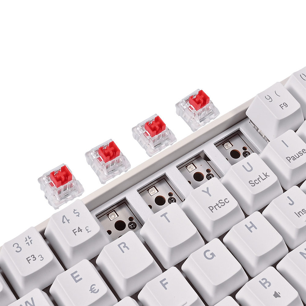 Teclado Gamer Mecânico Neologic Precision Pro Polar 60%, RGB, Hot Swap ...